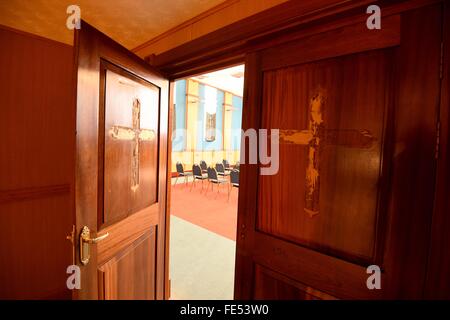 HMP Dorchester Prison, chapel, Dorset, Britain, UK Stock Photo - Alamy
