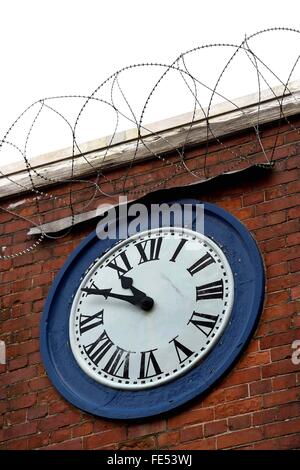 HMP Dorchester Prison, prison clock, Dorset, Britain, UK Stock Photo ...