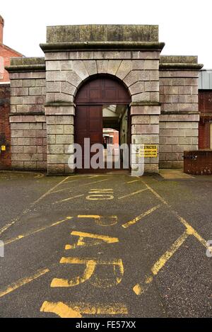 HMP Dorchester Prison, entrance, Dorset, Britain, UK Stock Photo - Alamy