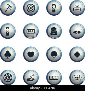 Casino chip icons set vector color Stock Vector Image & Art - Alamy