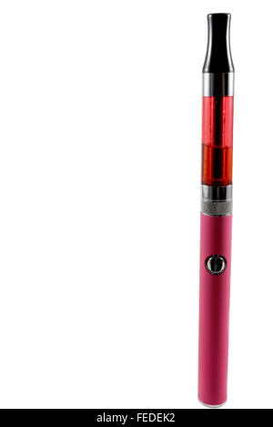 Modern electronic cigarette vaporizer. Isolated on a white background ...