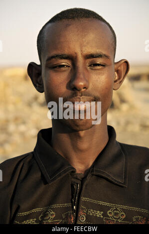 Portrait of a proud Afar man in Logia (Logiya), Afar Region, Ethiopia ...
