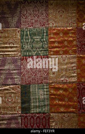 Dhaka 06 February 2016. Pattern of a colorful fabric Stock Photo - Alamy