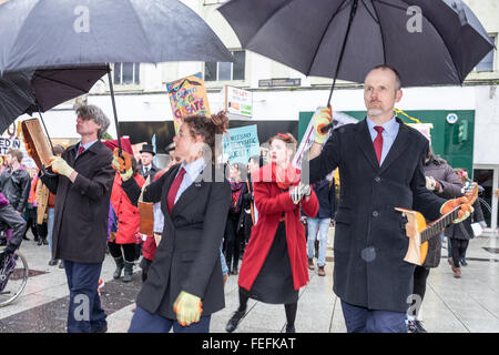 National Museum Cardiff, Cardiff, February 6, 2016: Hundreds gather in ...