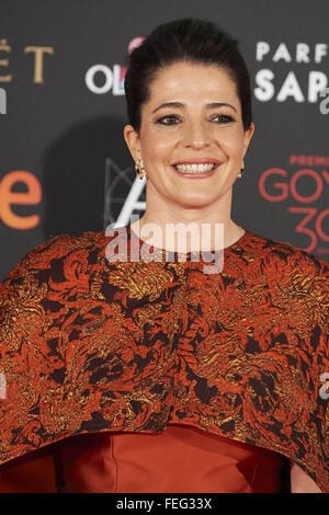 Nora Navas attends the Goya cinema Awards 2022 red carpet at 'Palau de ...
