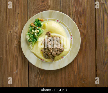 Seswaa - African beef stew. national dish of Botswana Stock Photo - Alamy