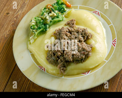 Seswaa - African beef stew. national dish of Botswana Stock Photo - Alamy