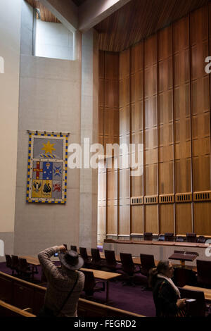 Interior of the High Court of Australia, Canberra, ACT, Australia Stock ...