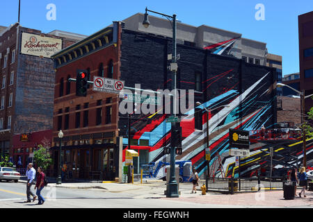 Downtown Denver, Colorado, USA on a sunny day in June Stock Photo - Alamy