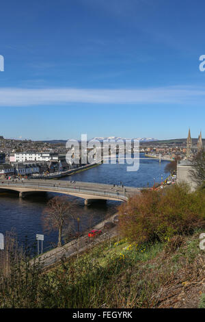 Aerial view of the city of Inverness, Scotland, UK Stock Photo - Alamy