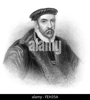 Sir Nicholas Bacon, 1510 - 1579. English politician and Lord Keeper of ...