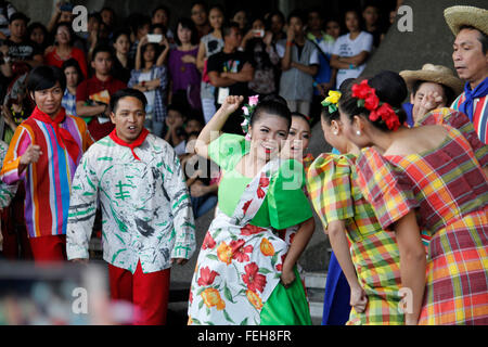 Pasay, Philippines. 07th Feb, 2016. Filipino dance group Sanghiyas ...