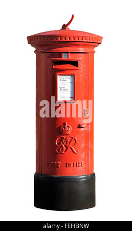 George VI pillar box or post box on a UK street Stock Photo - Alamy