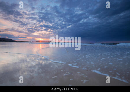 Tullagh Strand Ballyliffin Co Donegal; Beach Tullagh Bay on peninsula ...