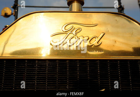 Ford Model T veteran car brass radiator cap Stock Photo: 95116733 - Alamy