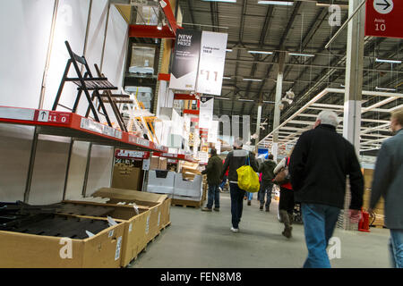 Inside ikea store interior shopping Warehouse area retail retailer self ...