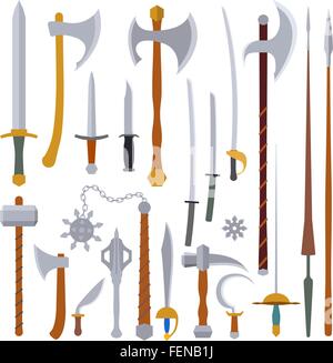 Isolated sword weapon medieval icon Vector Stock Vector Image & Art - Alamy
