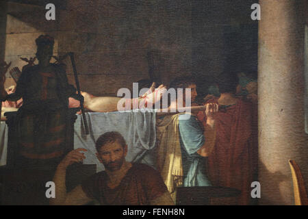 The Lictors Bring to Brutus the Bodies of His Sons (French: Les ...