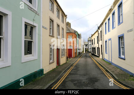 Portland Street Housing, Workington town, Allerdale, Cumbria county ...