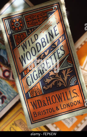old packet of woodbine cigarettes Stock Photo - Alamy