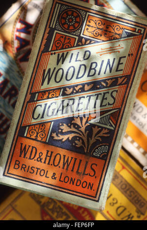 old packet of woodbine cigarettes Stock Photo - Alamy