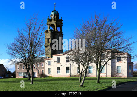Highmoor Tower, Wigton town, Cumbria county, England, UK. Built in 1885 ...