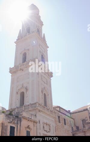 Lecce, Cathedral square: bell tower Stock Photo - Alamy