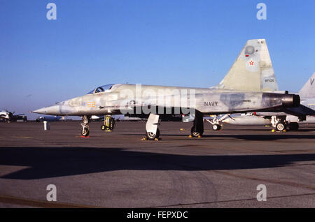 The Northrop F-5E Freedom Fighter, with the tail number 75-0613, is ...