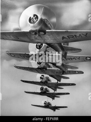 An image showing a basic flight training exercise from 1943, featuring ...