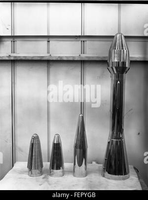 This image shows the Atlas-Centaur launch during a night operation as ...