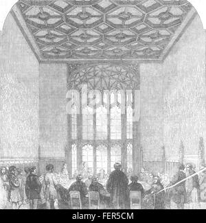 Committee-room, House of Commons, 1857. Interior of the Palace of ...