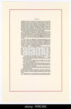 The Refugee Act of 1980, a landmark piece of U.S. legislation ...