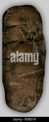 Ancient Assyrian and Sumerian cuneiform writing carving on stone from ...