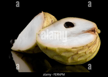 The Custard-apple (Annona reticulata), known in English as bullock's ...