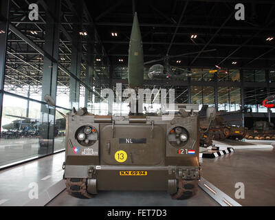 The M752 self-propelled launcher on display at the Gunfire Museum in ...