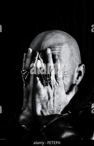 Bald man head Stock Photo - Alamy