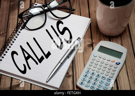 Word writing text Call Us Today. Business concept for Make a telephone ...