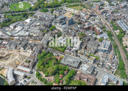 aerial view of Chelmsford city centre, Essex Stock Photo - Alamy