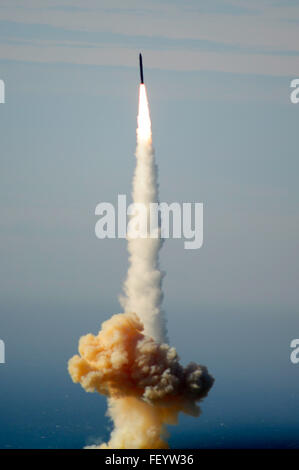 A Ground-based missile Interceptor is launched by the US Air Force 30th ...