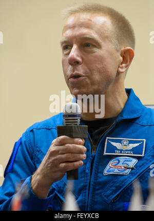 The Expedition 46 press conference at Baikonur Cosmodrome prepared ESA ...