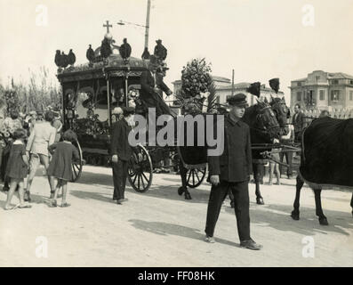 Funeral carriage, Italy Stock Photo - Alamy