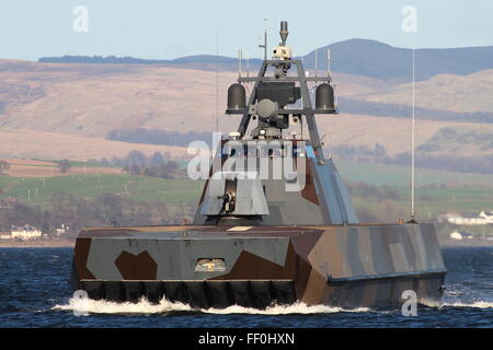 KNM Skjold (P960), a Skjold-class coastal patrol vessel of the ...