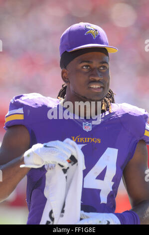 Minnesota Vikings' Cordarrelle Patterson (84) celebrates his opening ...