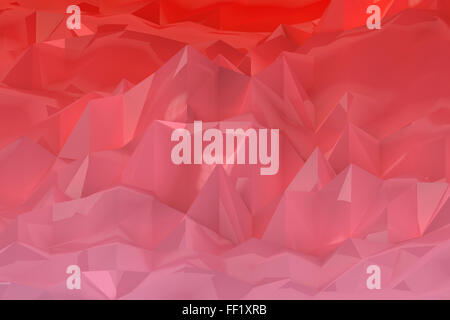 Bright abstract red background polygon Stock Photo - Alamy