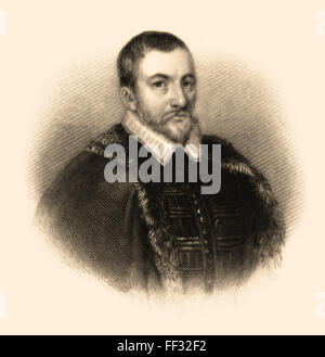 Sir Thomas Bodley, 1545-1613, an English diplomat and scholar, founder ...