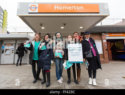 London overground Homerton Station Stock Photo - Alamy