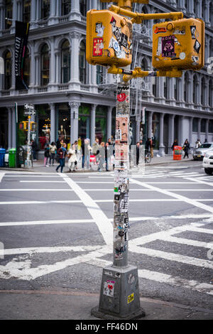 Broome Street and Broadway new York Stock Photo - Alamy