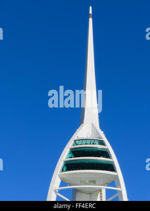 Close up of the Spinnaker Tower observation deck Portsmouth Stock Photo ...