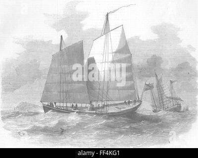 Chinese Merchants' Lorchas, Canton River, 1857. Second Opium War. 'The ...