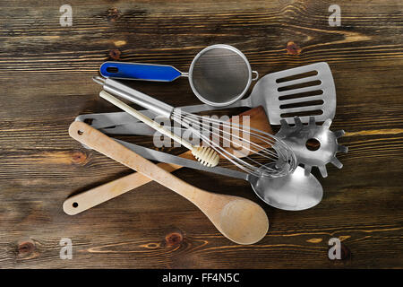 Set of kitchen utensils isolated on white background Stock Photo - Alamy